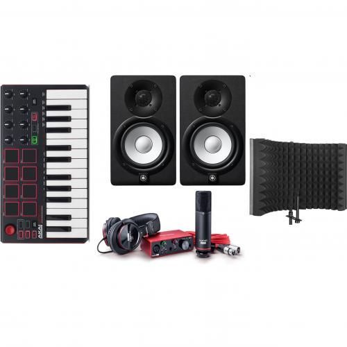 Focusrite Scarlett Solo (3rd Gen) Studio Bundle+Yamaha HS-5 Monitor ...